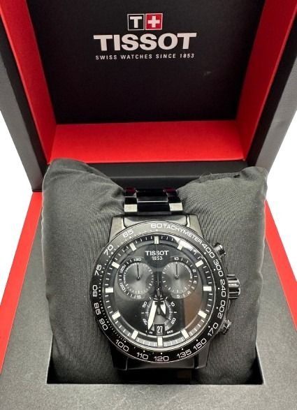 TP(Price Drop)-Tissot T125617A Supersport Quartz Black Dial Bracelet ...