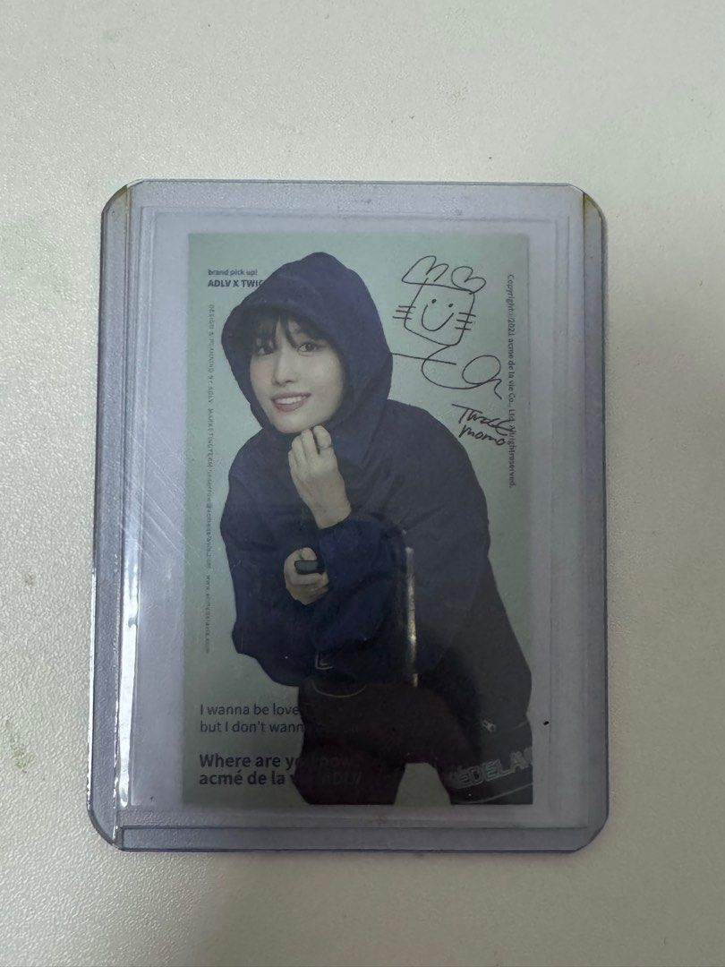 TWICE x ADLV Momo Photocard, Hobbies & Toys, Memorabilia & Collectibles ...