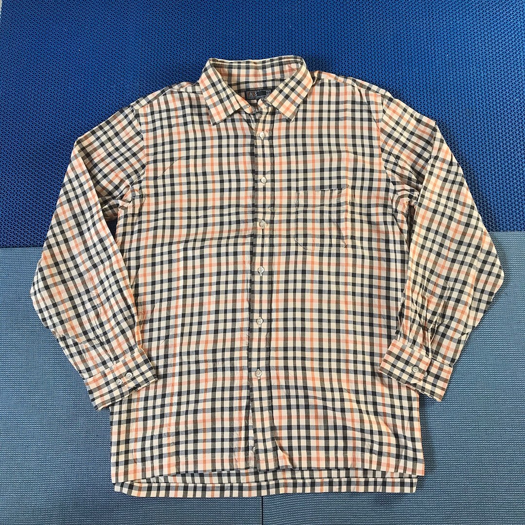 Vintage Daks London Iconic house check tartan checkered long sleeves ...