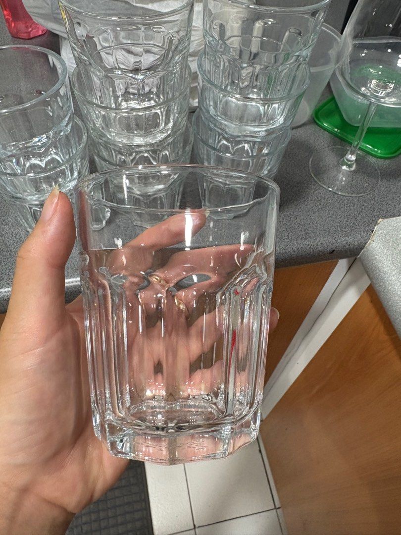 Water Drinking Glasses - Set of 11, Furniture & Home Living ...