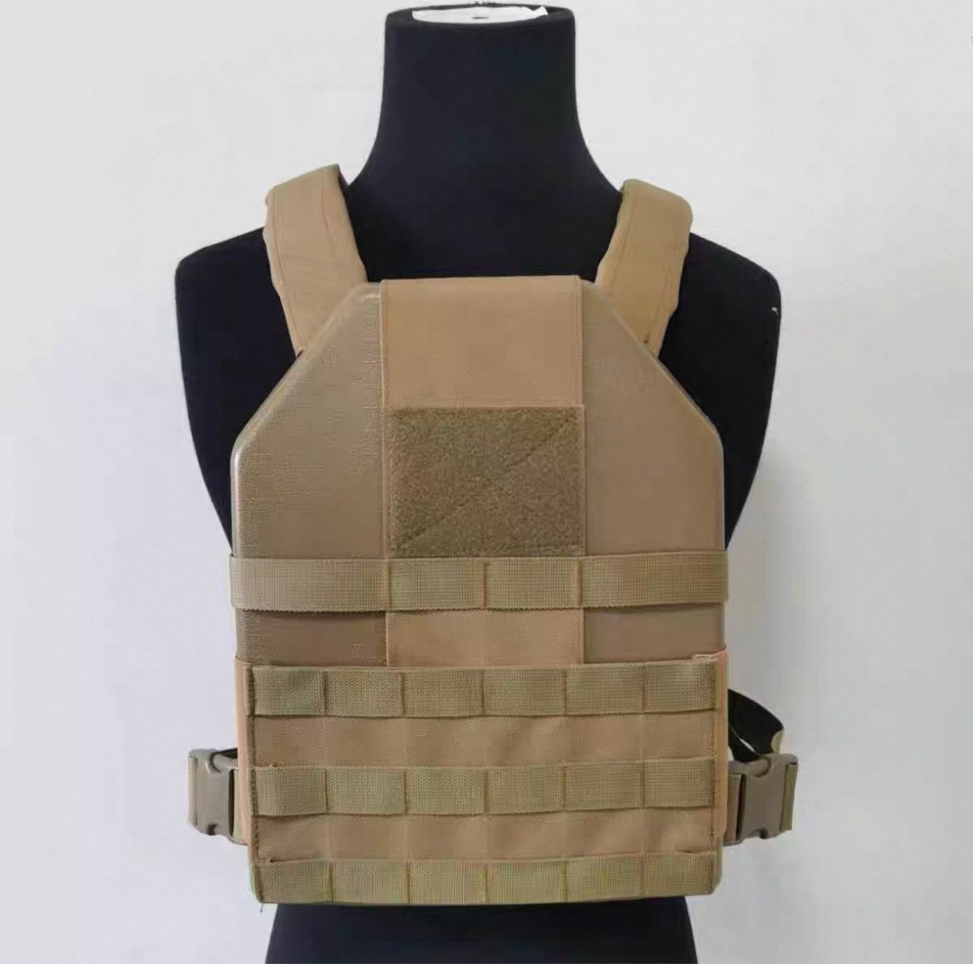 Weighted/ Tactical Plate Carrier Vest - Apex Khaki, Sports Equipment ...
