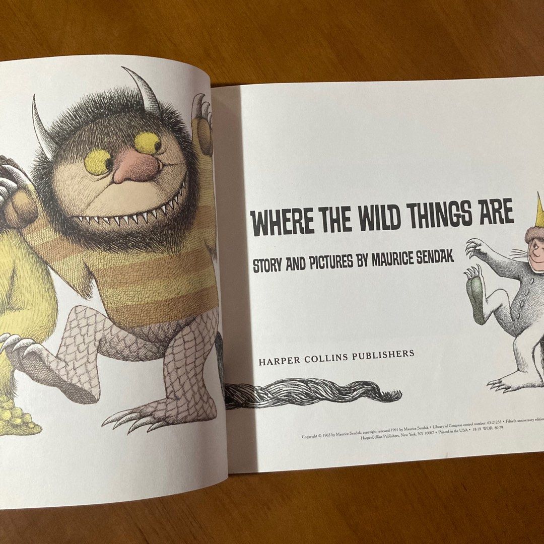 Where The Wild Things Are, Story and Pictures by Maurice Sendak ...