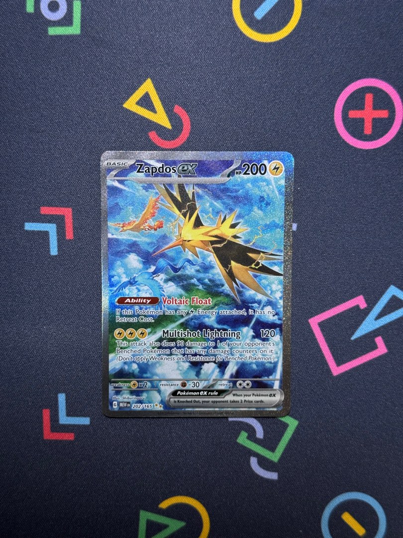 Zapdos Ex #202 Pokemon Scarlet & Violet 151 #4ZI, Hobbies & Toys, Toys ...