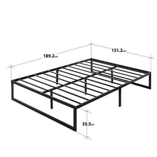 🇸🇬 Platform Bed Quick Lock 35cm Black / Metal Bed Frame / Heavy Duty ...