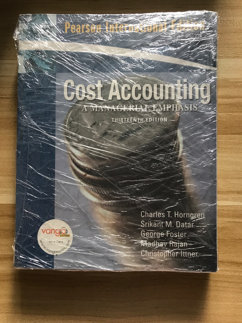 💥NEW 全新 （未開封）Pearson Cost Accounting 第十三版, 興趣及遊戲, 書本 & 文具, 教科書 - Carousell