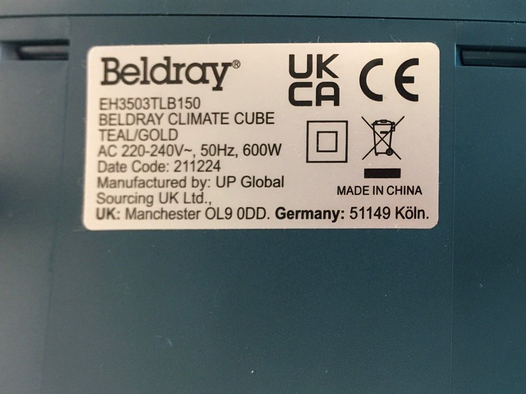 原價$399 Beldray 有加濕功能 600W 座地式 座枱式 桌上型 復古便攜式 冷風機 + 暖風機 電暖爐 風扇 desktop 2 ...