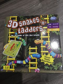 3D Snakes 'n Ladders & Chutes and Ladders Board Games, Hobbies & Toys ...