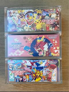 TCG Japanese Pokemon Acrylic Boxes for Tohoku, Hiroshima, Fukuoka Boxes ...