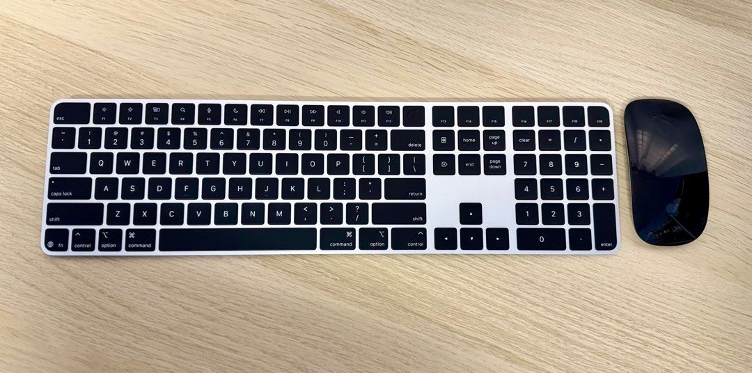 Apple Magic Keyboard + Apple Magic Mouse | Black | USB-C | Under ...