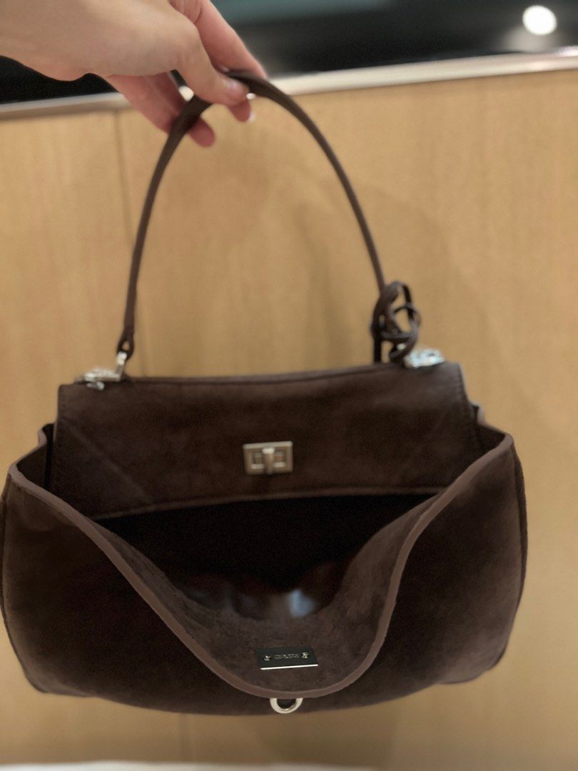 BN balenciaga redeo leather Handbag small, Luxury, Bags & Wallets on ...