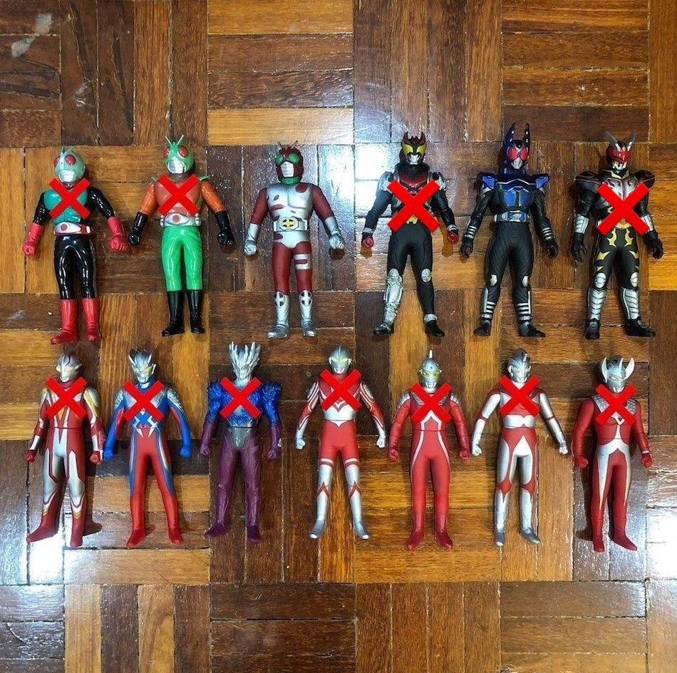 BANDAI Kamen Rider / Masked Rider & Ultraman Sofubi - S$10 Each ...