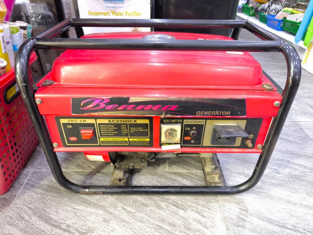 USED BENMA EC2500CX GASOLINE ENGINE GENERATOR 2000W 2.0Kw (4-Stroke ...