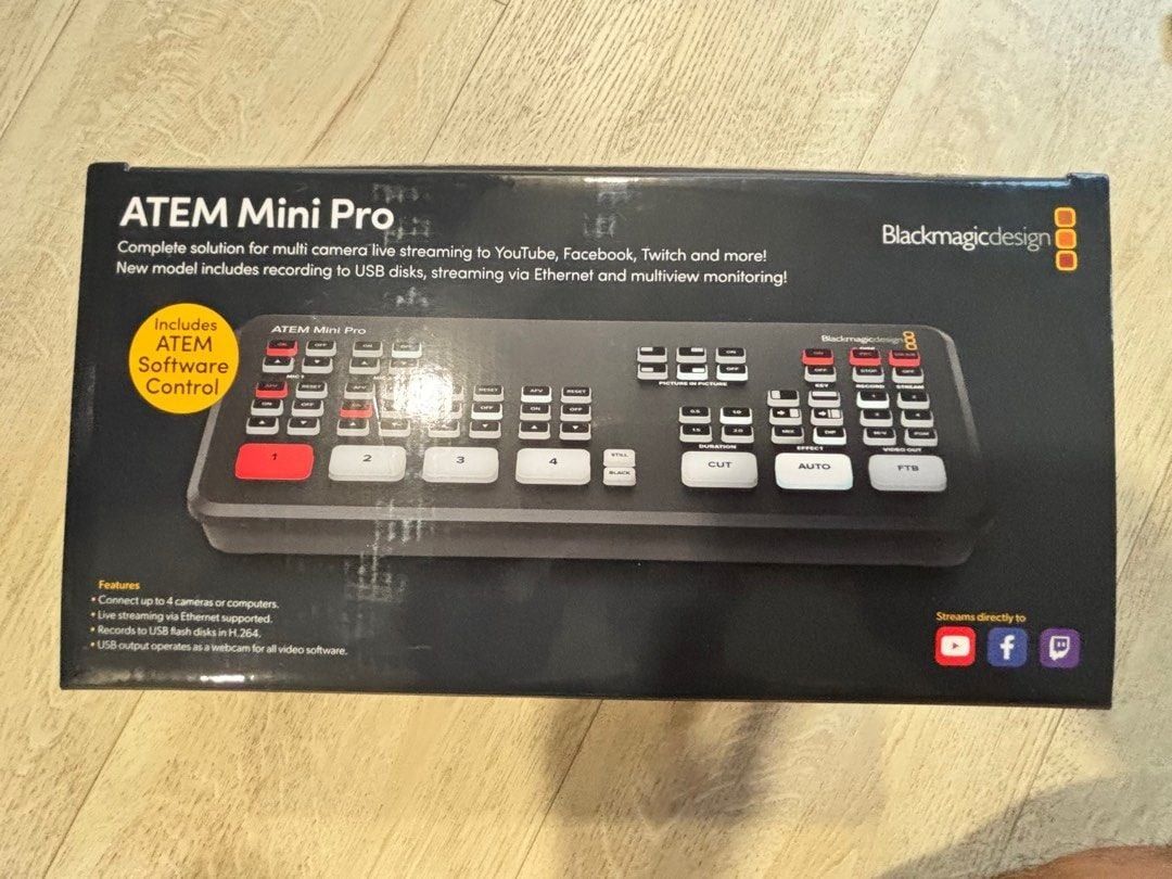 Blackmagic Design ATEM Mini Pro - New, Photography, Video Cameras on ...