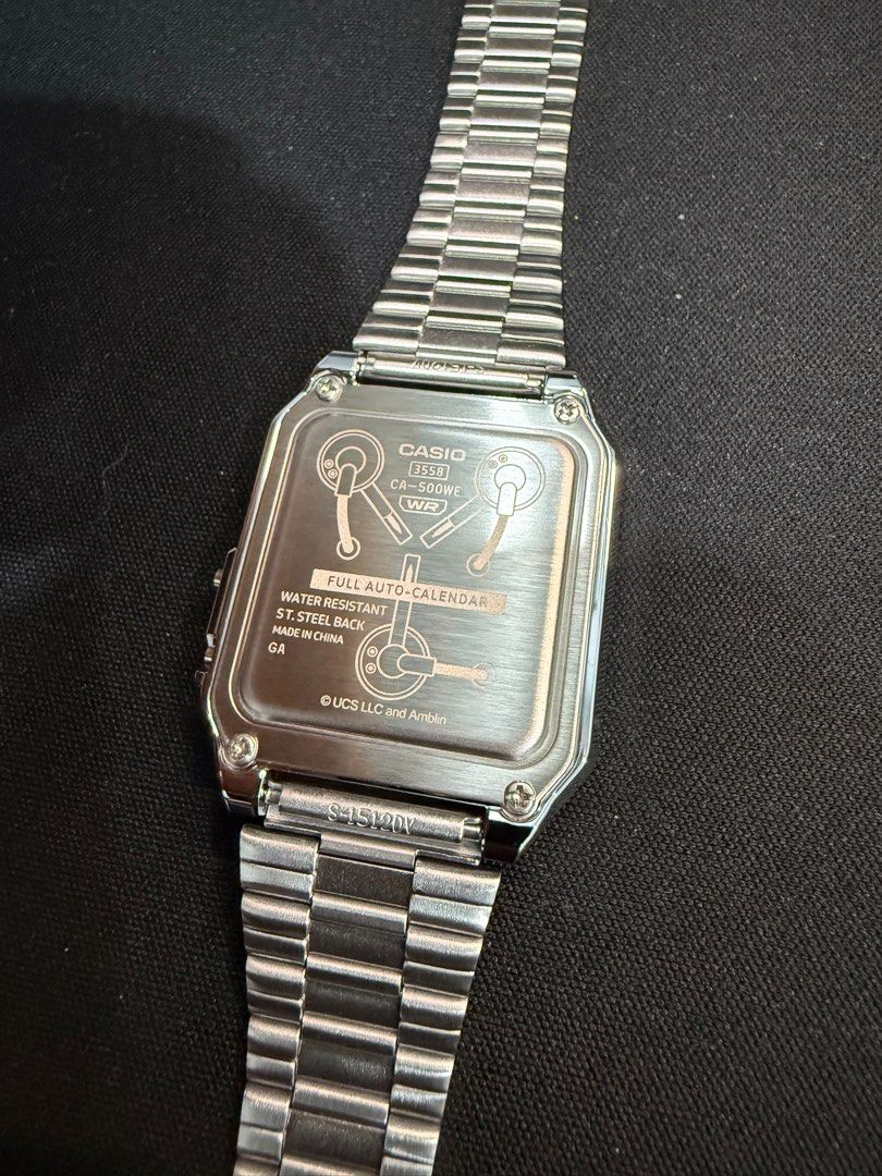 CASIO CLASSIC Back To The Future Limited Edition, Men's Fashion ...