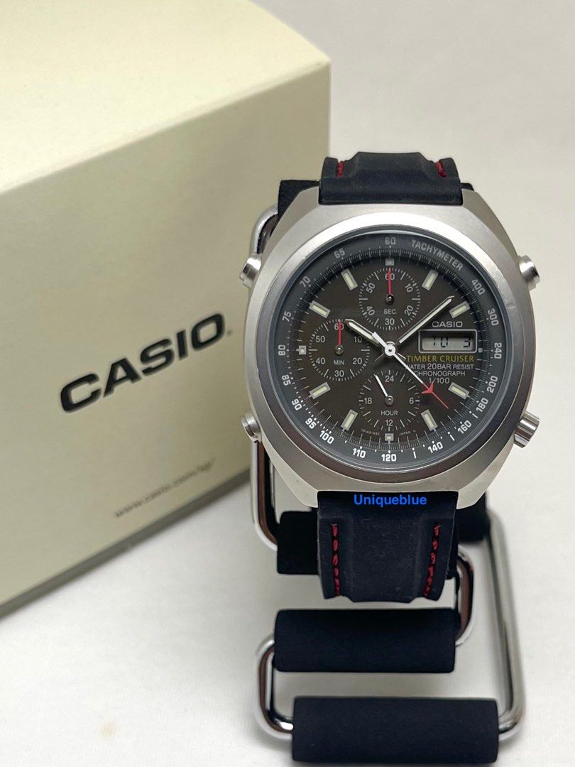 Casio Timber Cruiser TIC-100 Tachymeter Chronograph Made In Japan ...
