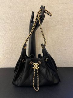 26C Chanel 25bag mini 香檳金色, 名牌, 手袋及銀包 - Carousell