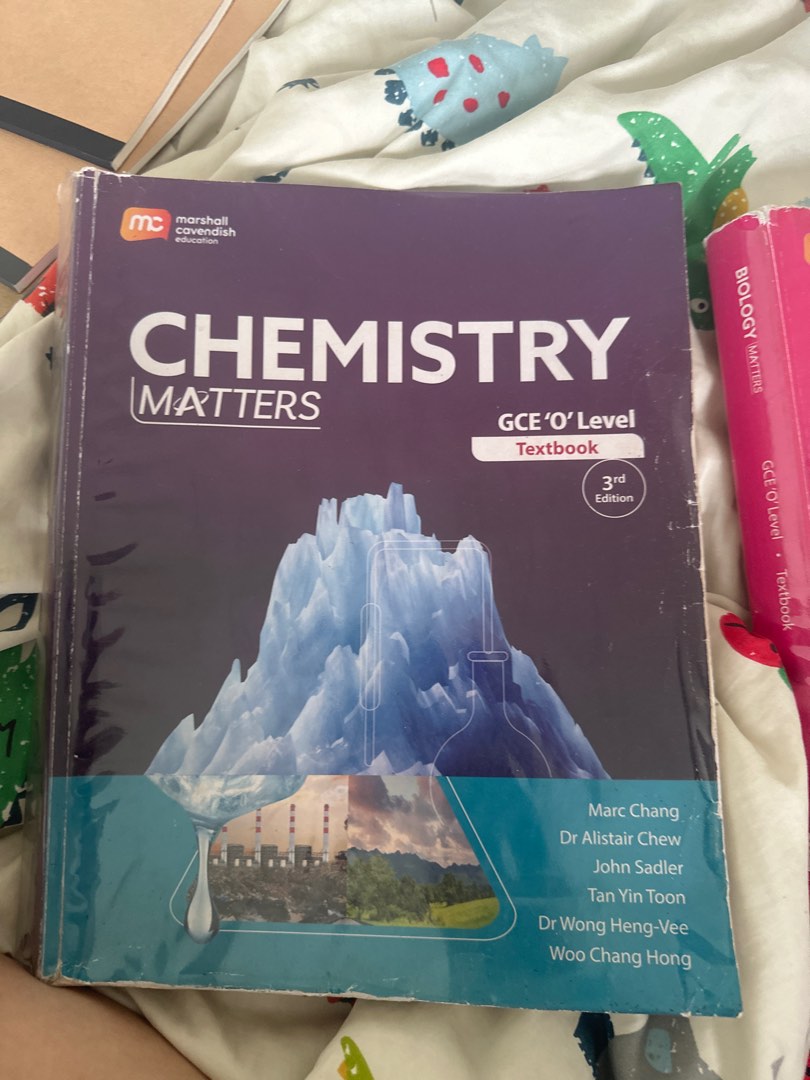 Chemistry Matters GCE 'O' Level Textbook, Hobbies & Toys, Books & Magazines, Textbooks on Carousell