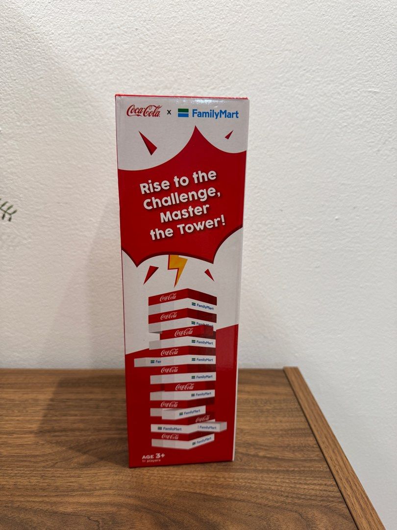 Coca-Cola x FamilyMart Tower Game, Stack Up Game, Hobbies & Toys, Toys & Games on Carousell