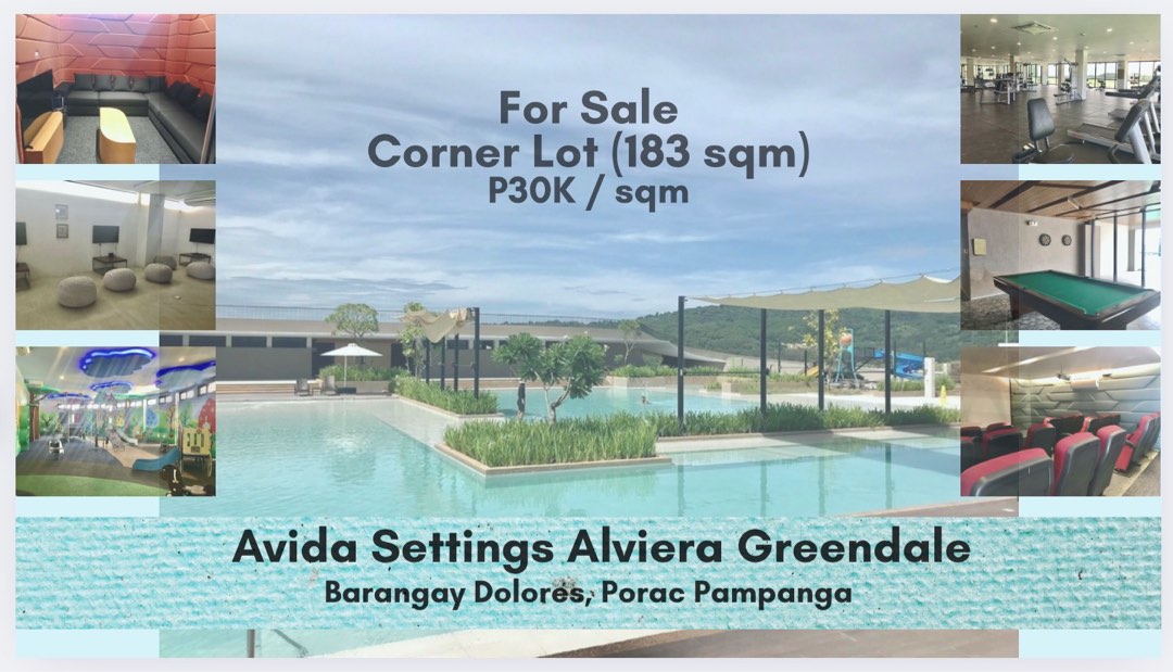 Corner Lot For Sale at Avida Settings Alviera Greendale, Property, For ...