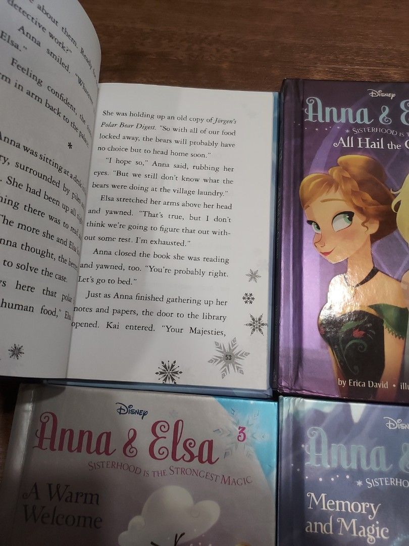 Disney Anna & Elsa Book Set, Hobbies & Toys, Books & Magazines ...