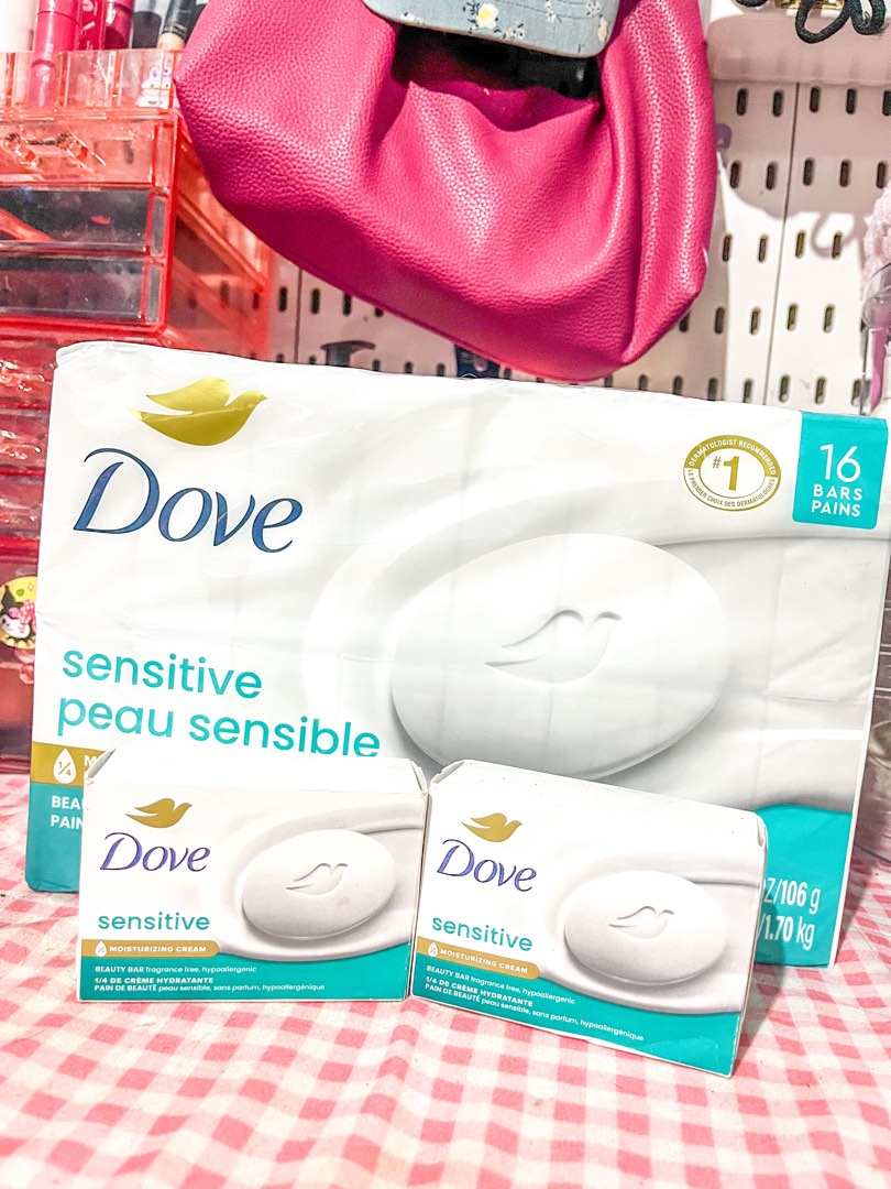 Dove Soap Sensitive Soap authentic from canada 🇨🇦, Beauty & Personal ...