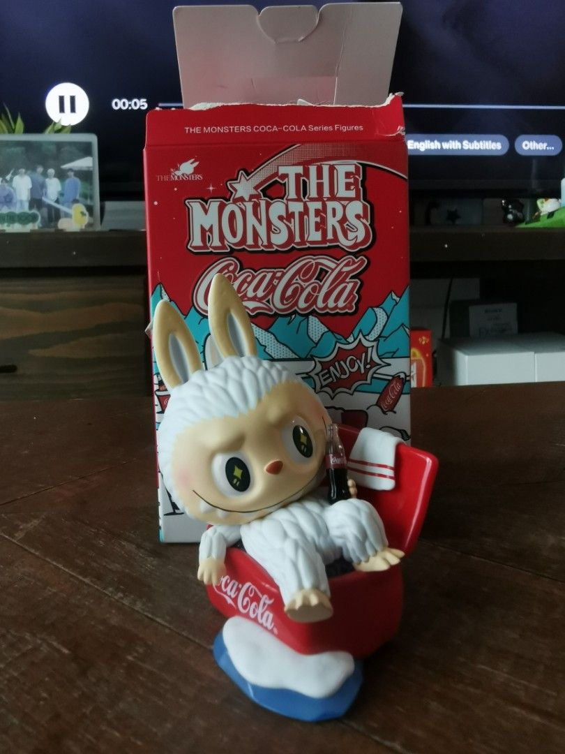 Labubu Coca-Cola Figurine, Hobbies & Toys, Toys & Games on Carousell