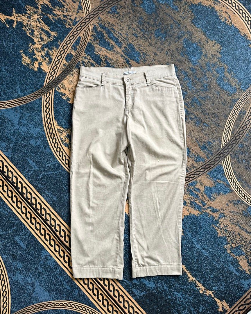 Lee Loose Straight Cut Slacks (Relaxed Fit), Men's Fashion, Bottoms ...