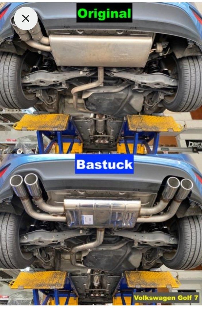 LTA approved Bastuck exhaust for golf 1.4 mk7 with cert, Car ...