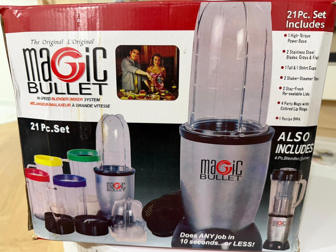 Magic Bullet 21-Piece Blender/Mixer System, TV & Home Appliances ...