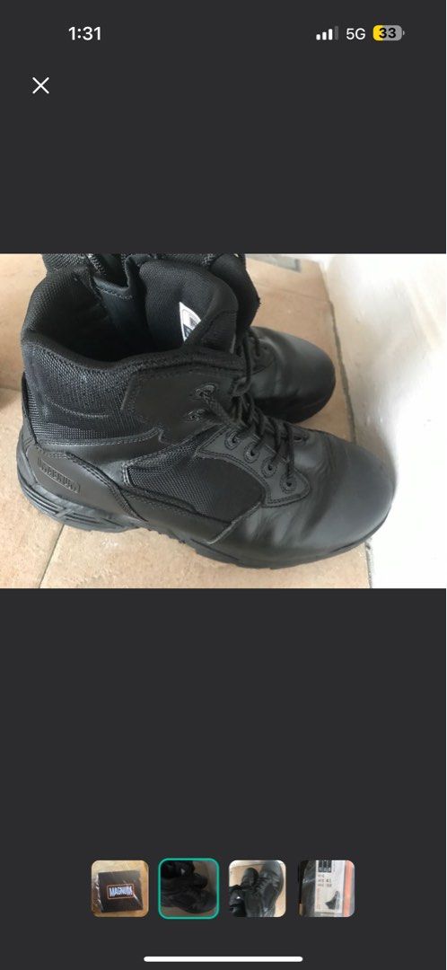 Magnum Stealth Force 6.0 Wide Boots - Size 9, Men's Fashion, Footwear ...