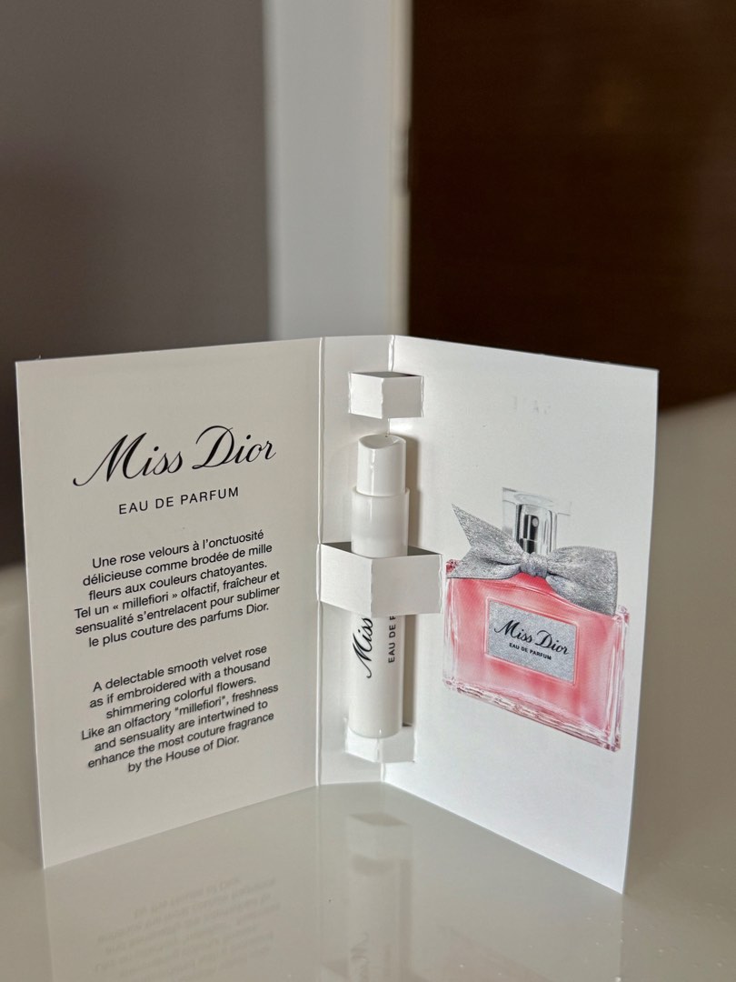 Miss Dior perfume sample 1ml, Beauty & Personal Care, Fragrance ...