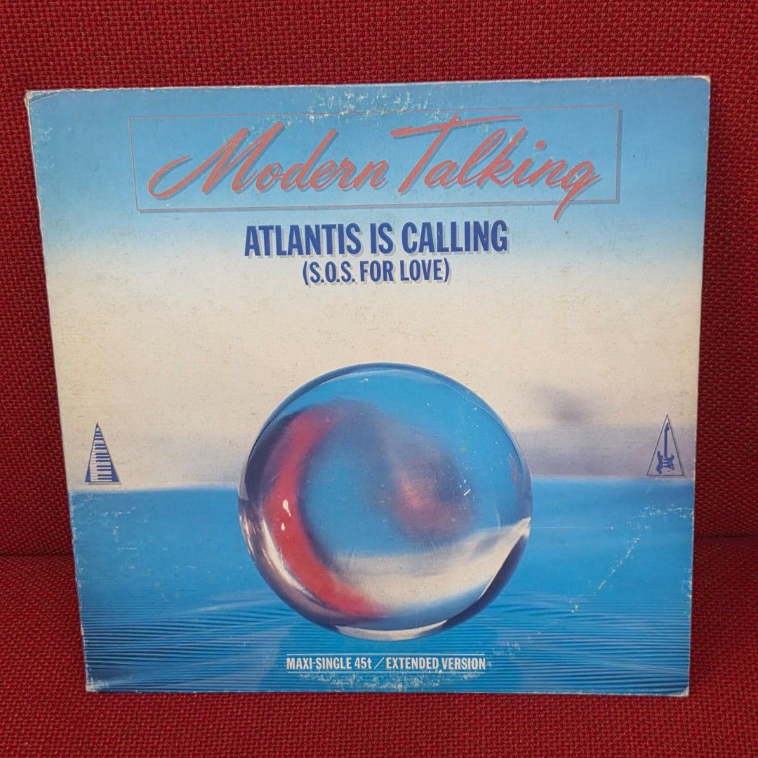 Modern Talking Atlantis Is Calling Maxi-single 45RPM 黑膠唱片 KF037, 興趣及遊戲 ...