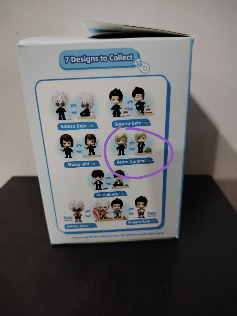 Nanami Kento Zippie Figure JJK Jujutsu Kaisen Figurine Blue-Green ...