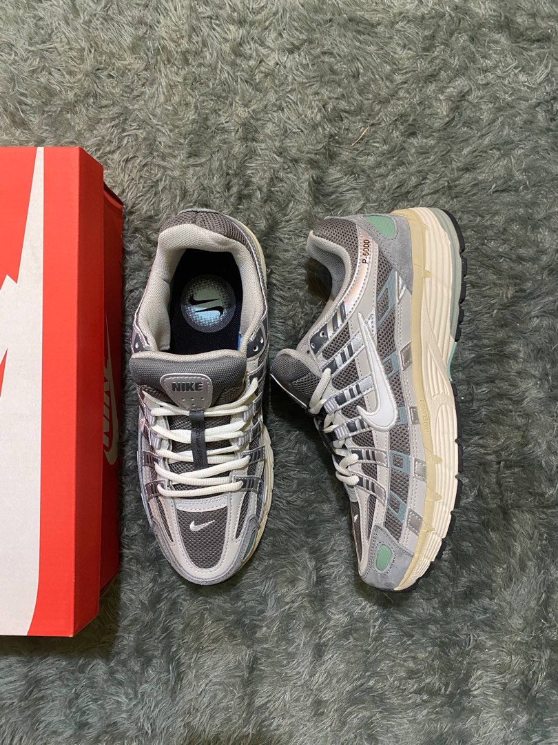 NIKE P-6000 FLAT PEWTER, Fesyen Pria, Sepatu , Sneakers di Carousell