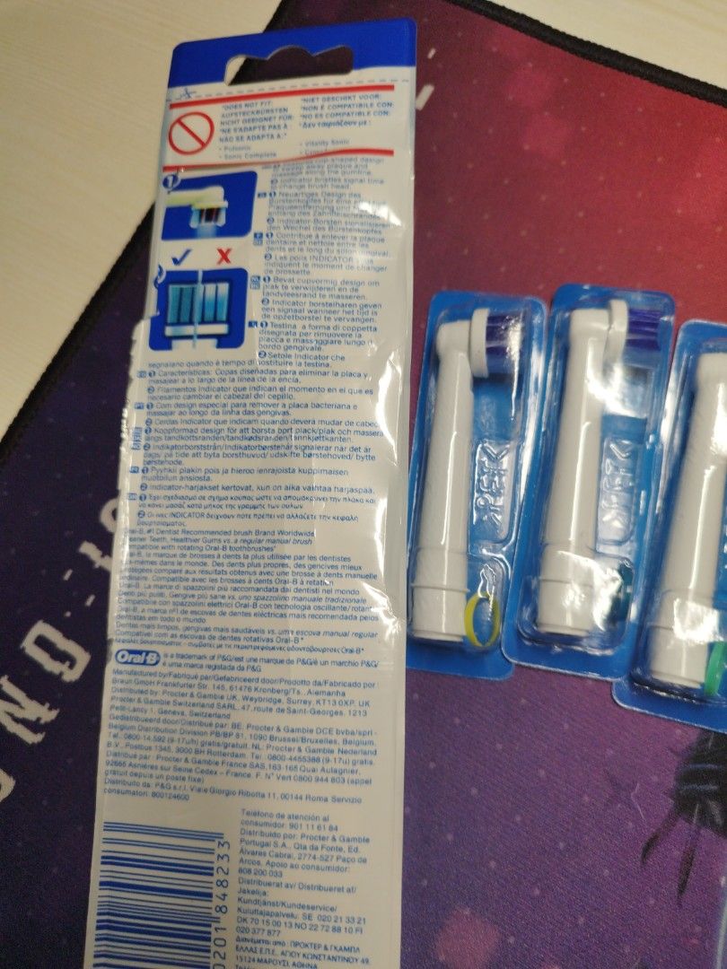 Oral-B Precision Clean Toothbrush Heads x3, Beauty & Personal Care ...