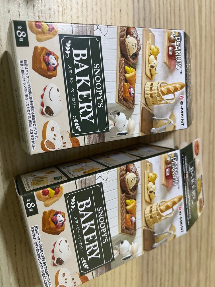 Peanuts - Snoopy’s bakery Re-ment, Hobbies & Toys, Toys & Games on Carousell