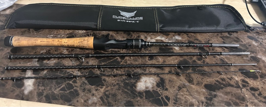 Pure Lure Stream STR-664L-C Fishing Rod BFS Baitcast Rod, Sports ...