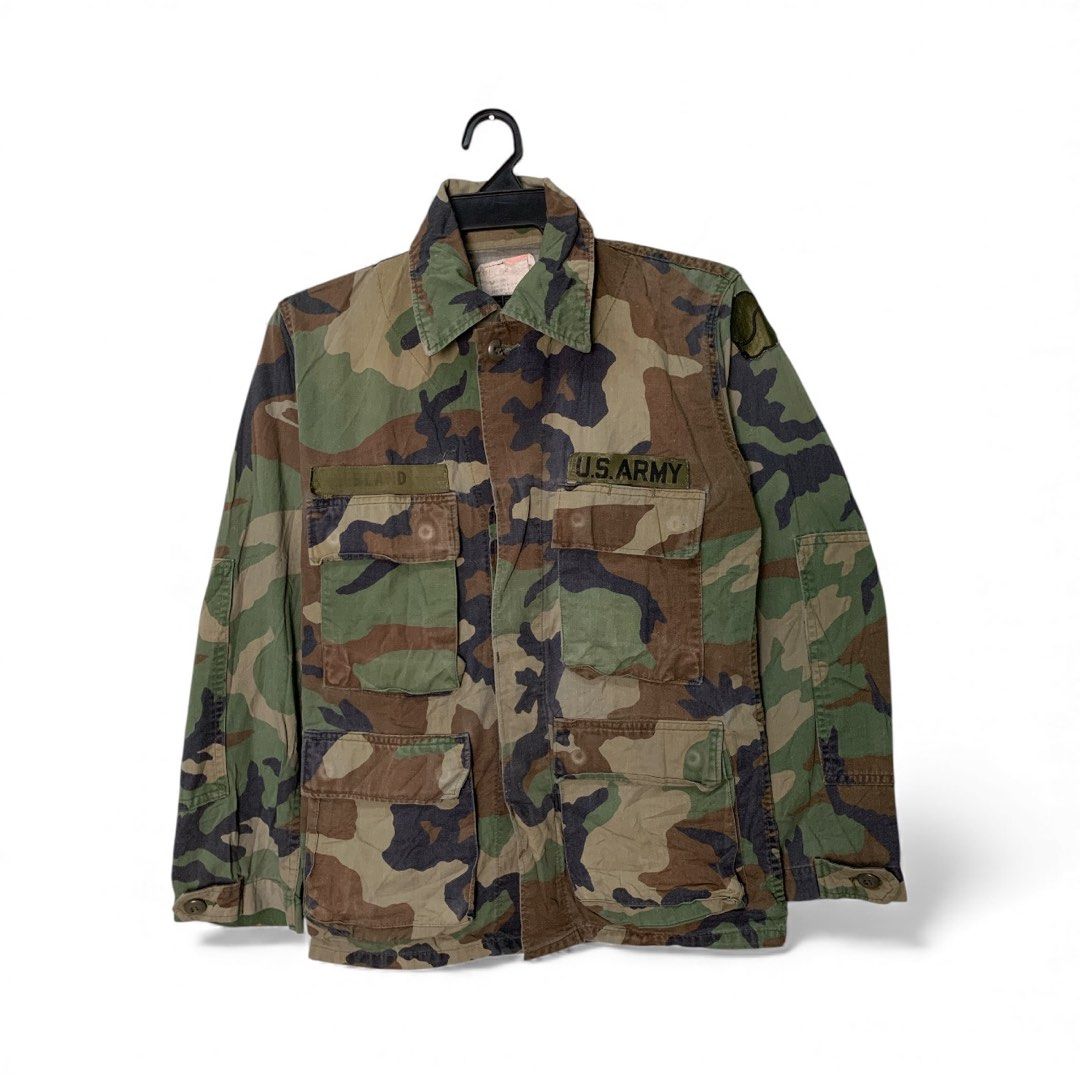 Rare vintage US Army Woodland Camo (BDU) Field Jacket, Women's Fashion ...
