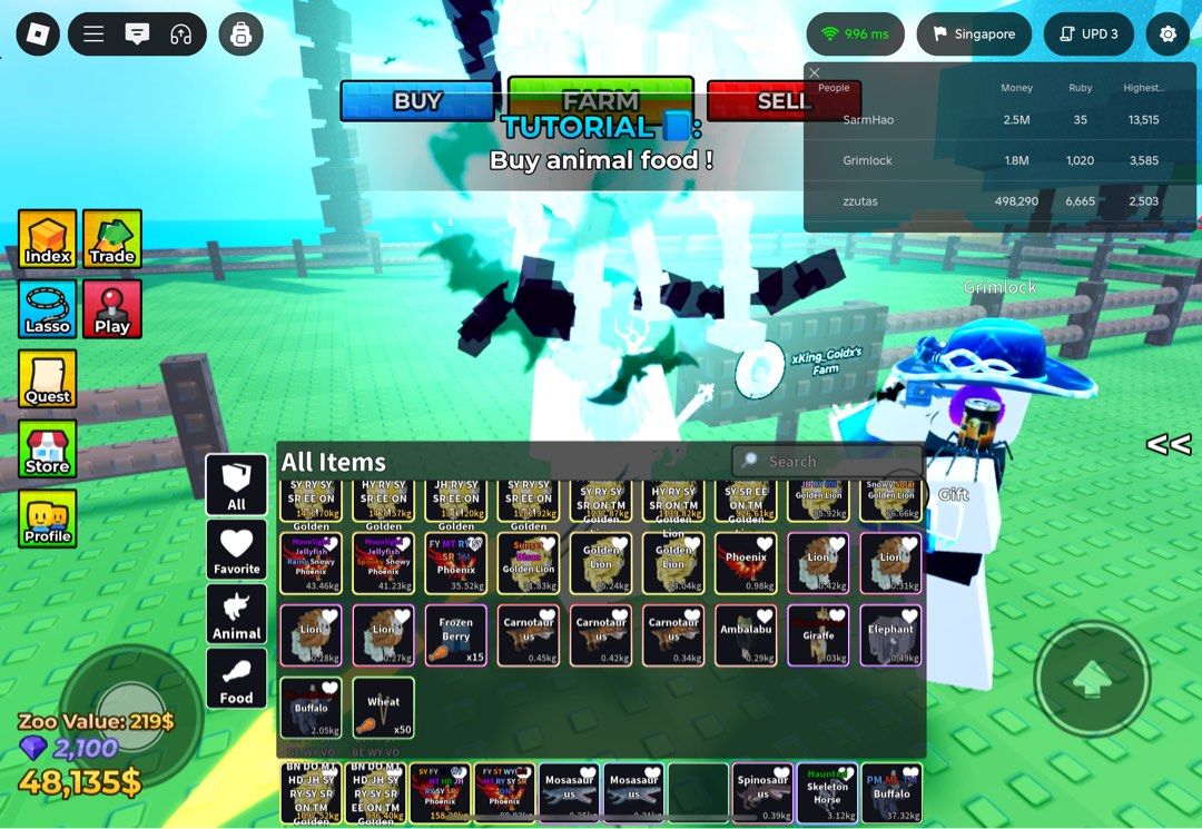 Roblox Raise Animals Rare Animals | Mosasaurus Medusa Skeleton Horse ...