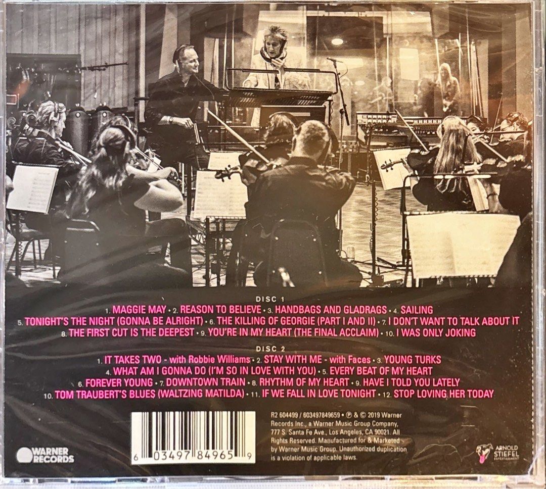 ROD STEWART w/ ROYAL PHILHARMONIC ORCHESTRA: YOU’RE IN MY HEART (2CD ...