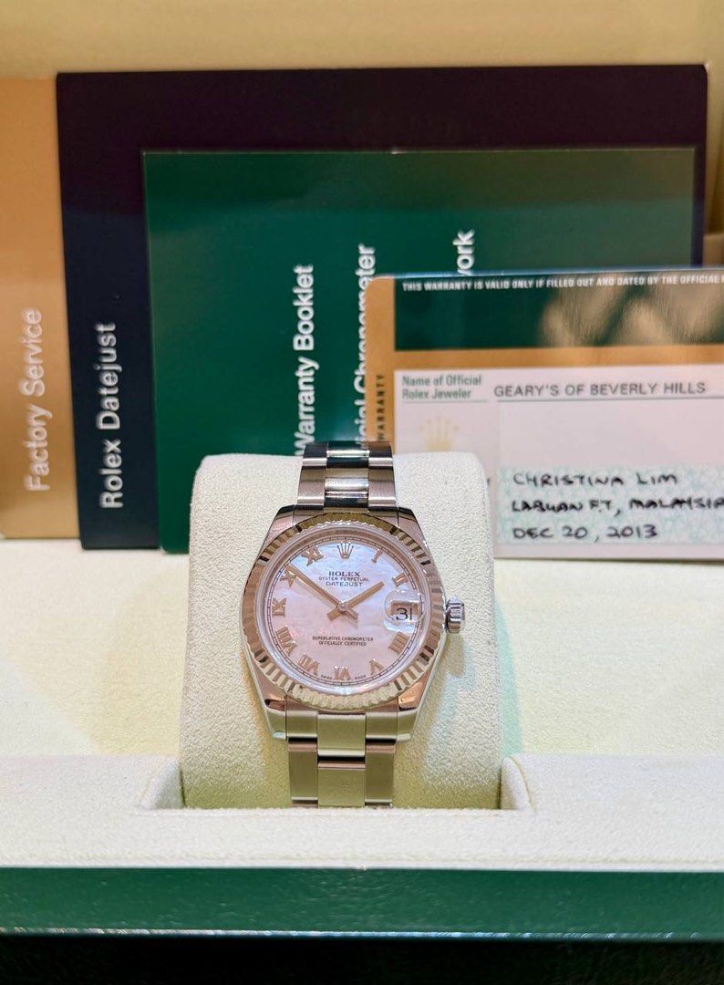 Rolex Datejust Ladies Watch, Luxury, Watches on Carousell