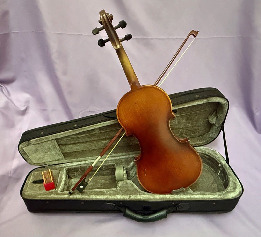 1/4 size USA Schaaf SVA-903 Handmade Violin with classic Case, Bow, Shoulder Rest & Rosin ...