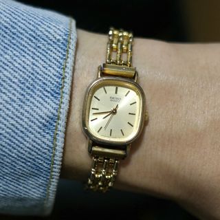 Seiko Dual Time Watch - Gold Case, Luxury, Watches on Carousell
