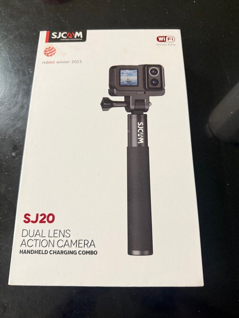 SJCAM SJ20 Dual Lens Action Camera Combo, Photography, Cameras on Carousell