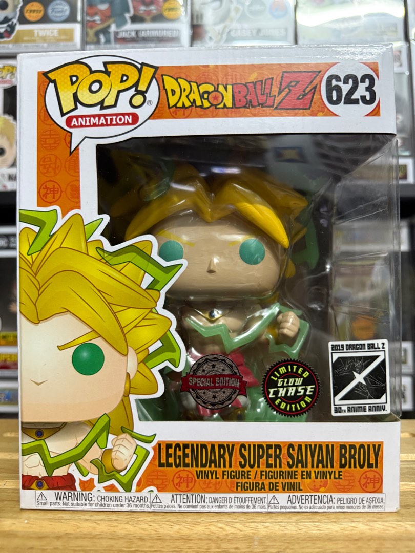 Special Edition Chase Glow Dragon Ball Z Super Saiyan Broly Funko Pop ...