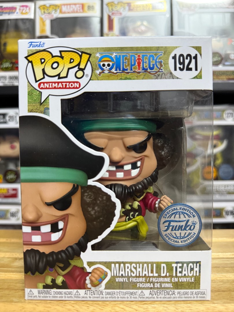 Special Edition One Piece Yonko Blackbeard Marshall D. Teach Funko Pop ...