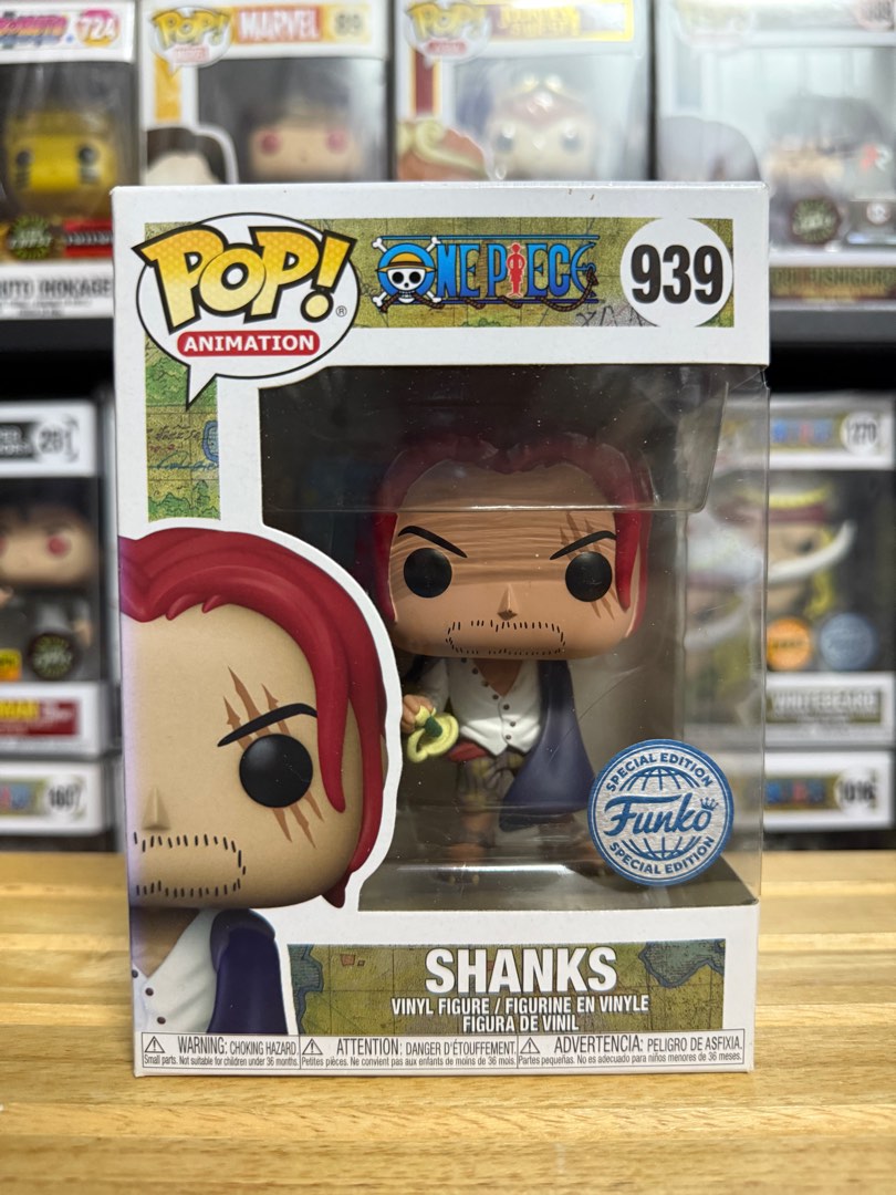 Special Edition One Piece Yonko Red Hair Shanks Funko Pop, Hobbies ...