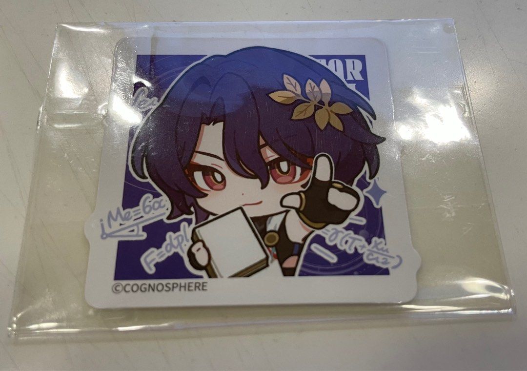 [WTT] Honkai Star Rail / HSR Dr Ratio Deco Chibi sticker, Hobbies ...