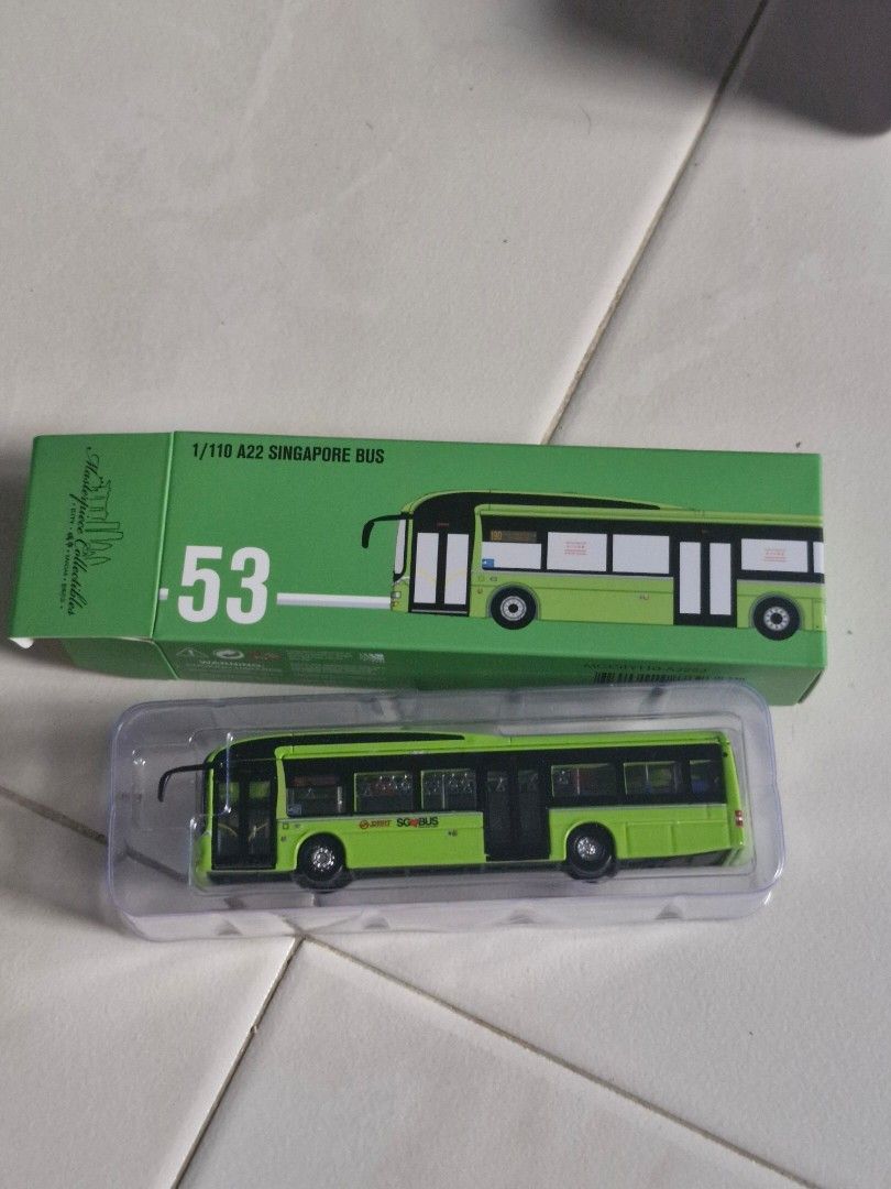 1/110 A22 Singapore Bus - Route 53, Hobbies & Toys, Toys & Games on ...