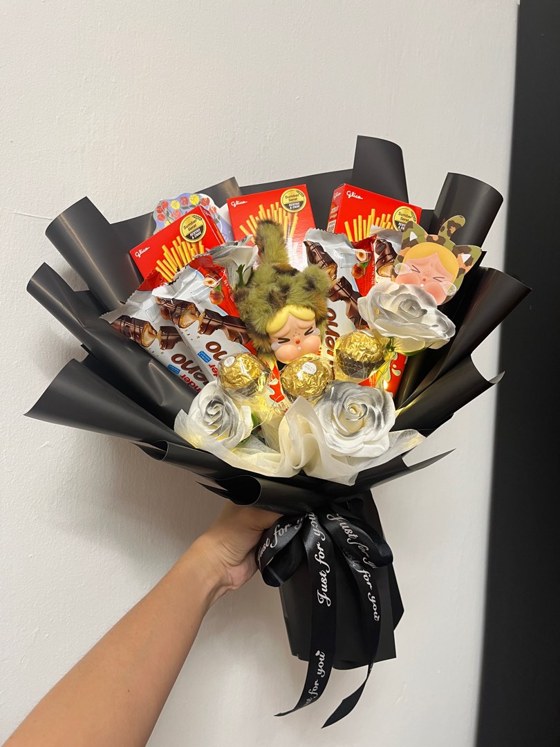 🔥11.11🔥 PROMOTION Snack Bouquet🍟Birthday Anniversary Valentines ...